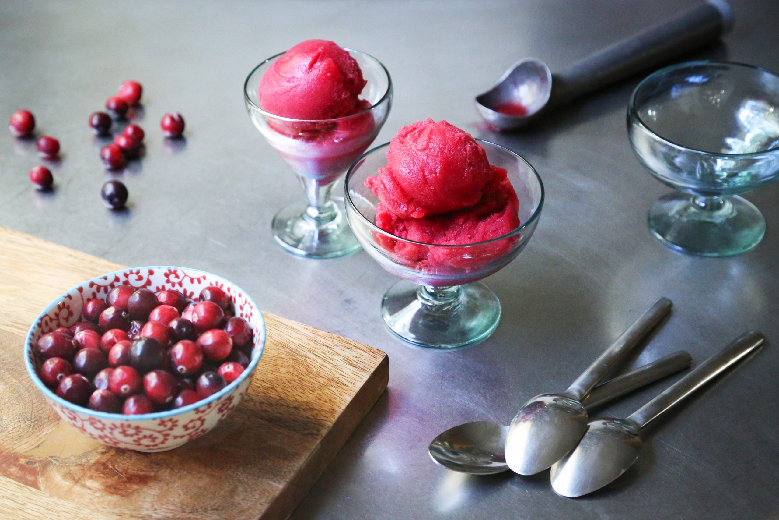 Cranberry Sorbet