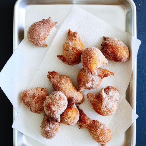 Cinnamon Chile de Arbol Donut Holes | Kitchen Konfidence