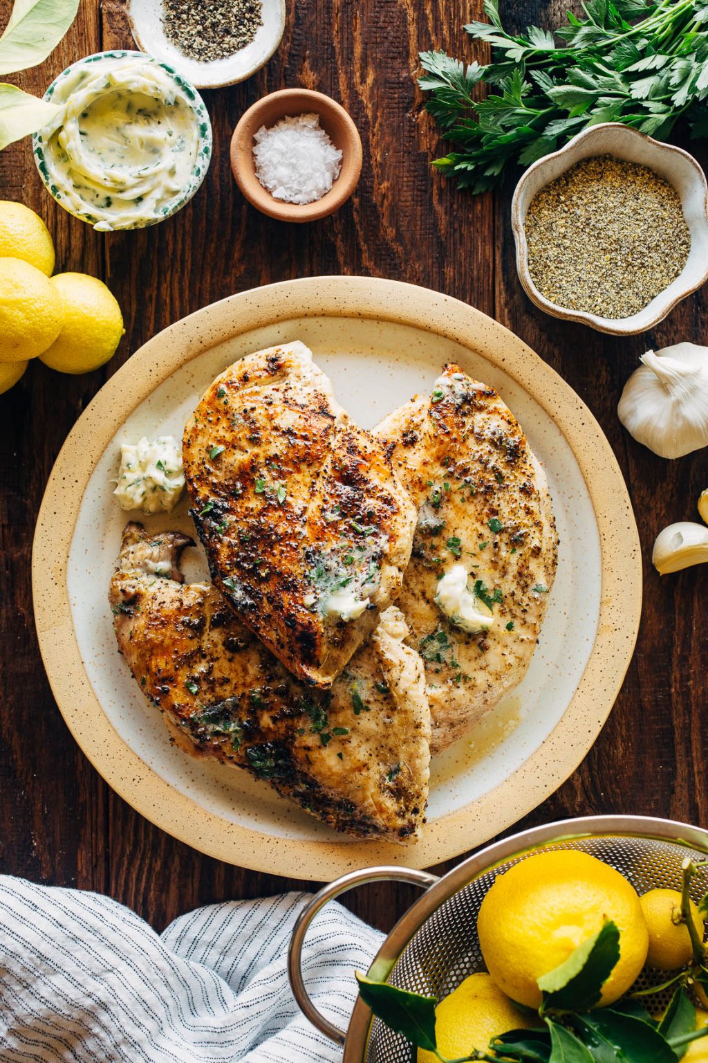 Truffle Butter Chicken Thighs Recipe - Kitchen Konfidence